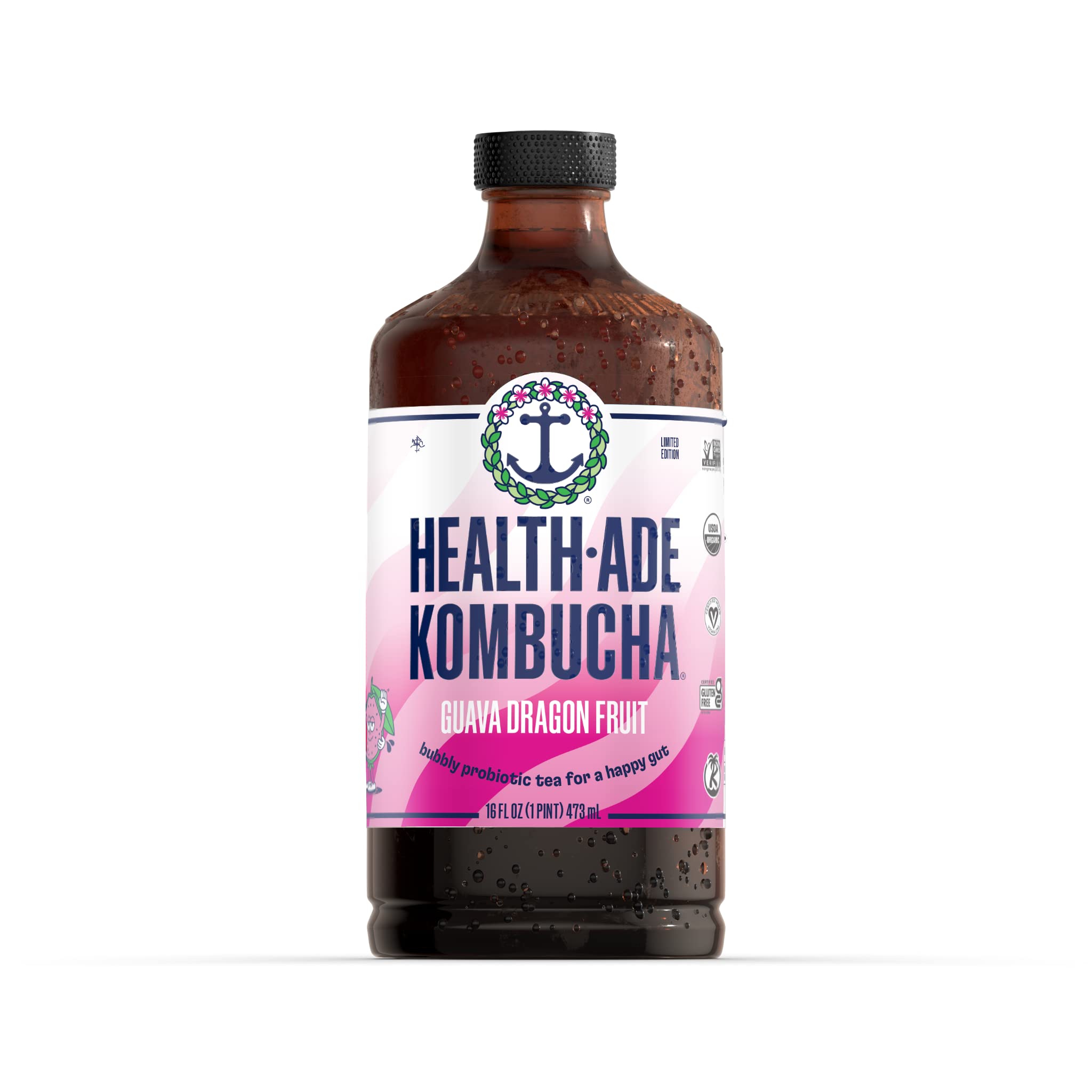 Buy -Ade Kombucha Tea Drink, Fermented Tea with Living Probiotics ...