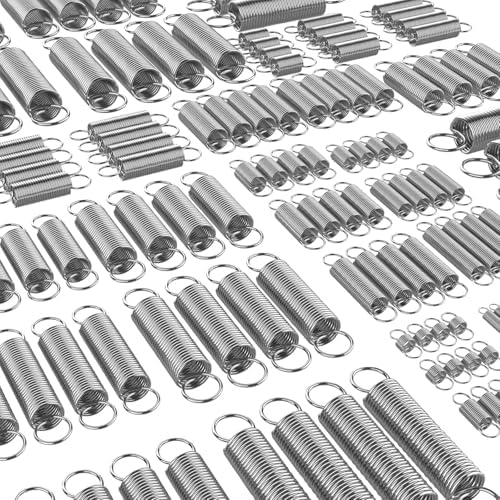20 Pcs Extension Compressed Stainless Steel Spring Assortment, Small ...