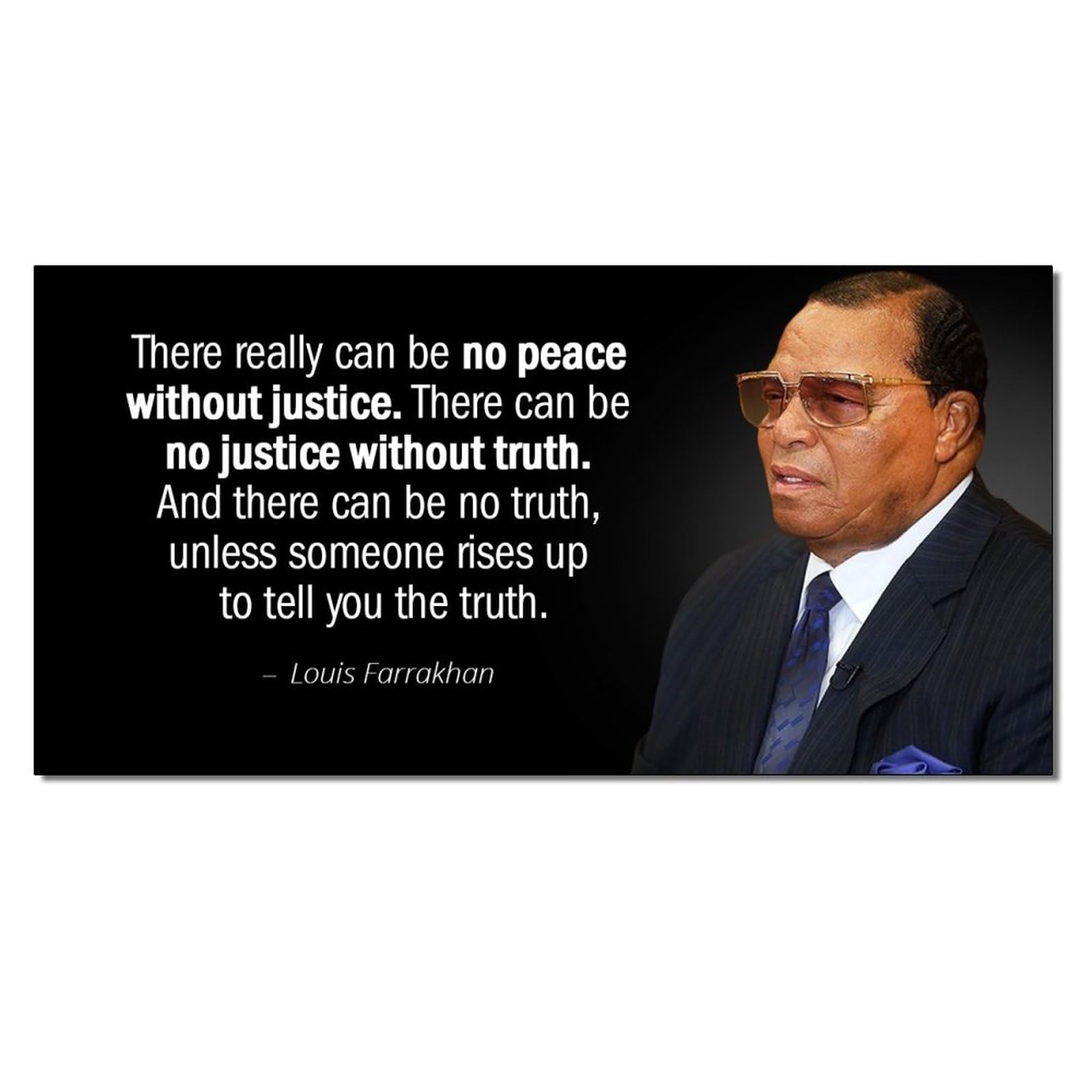Farrakhan Quotes Amazon.com: Louis Farrakhan Poster Quote "Black