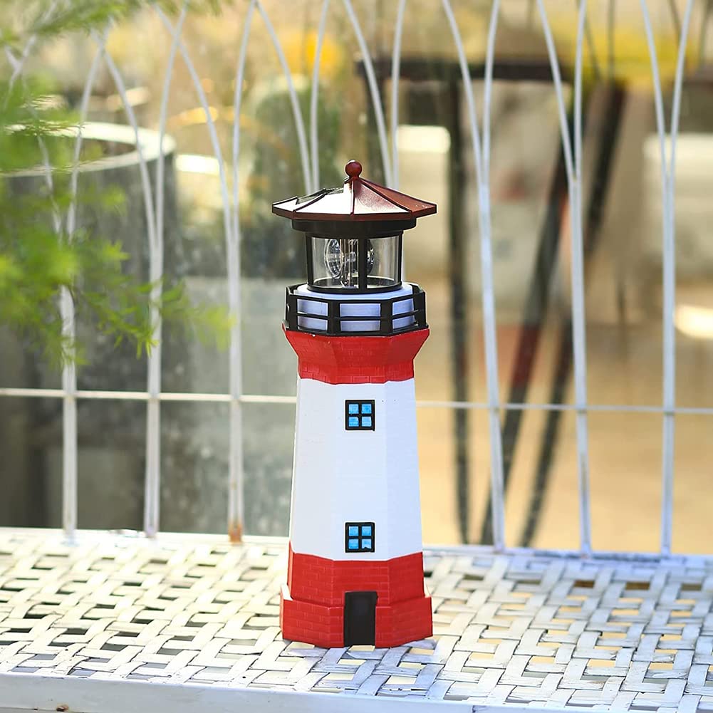 Outside Solar Powered Lighthouses Solar Powered Lighthouse Lawn