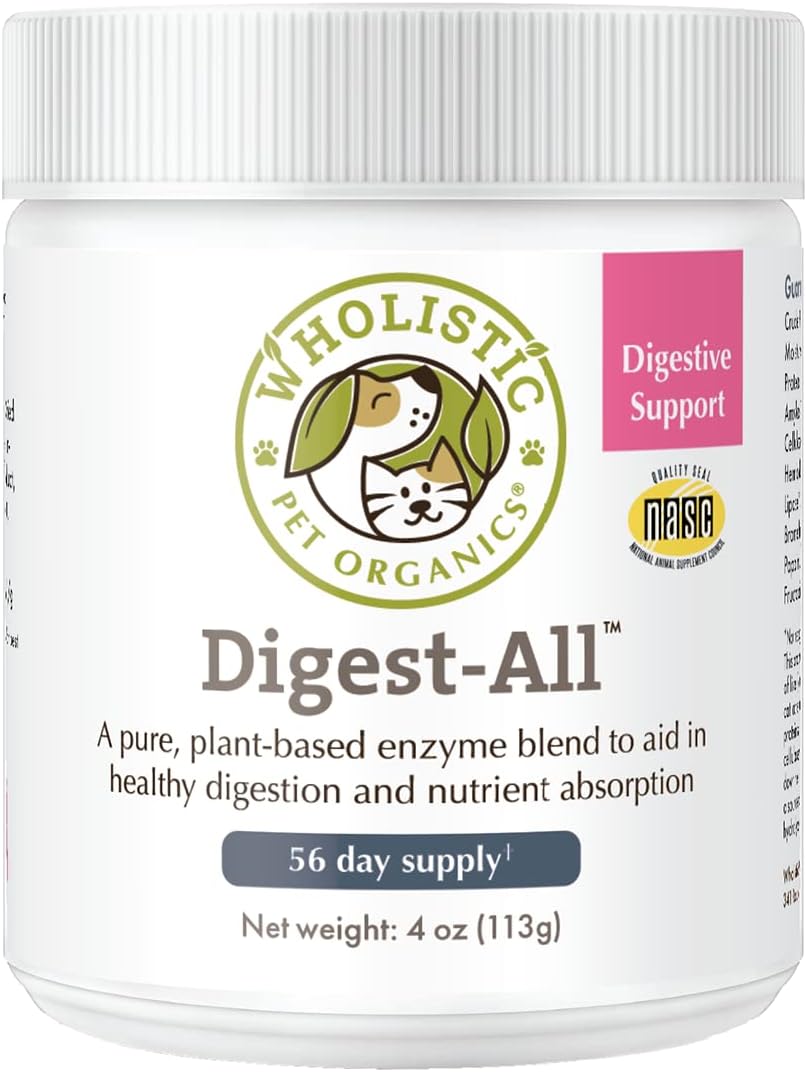Amazon.com : Wholistic Pet Organics Digest-All: Dog Digestive ...
