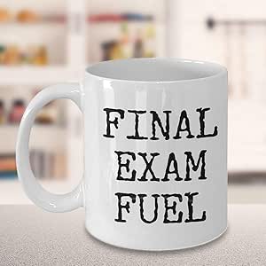 Amazon.com: College Student Mug – Final Exam Fuel Coffee Cup, Dorm Room ...