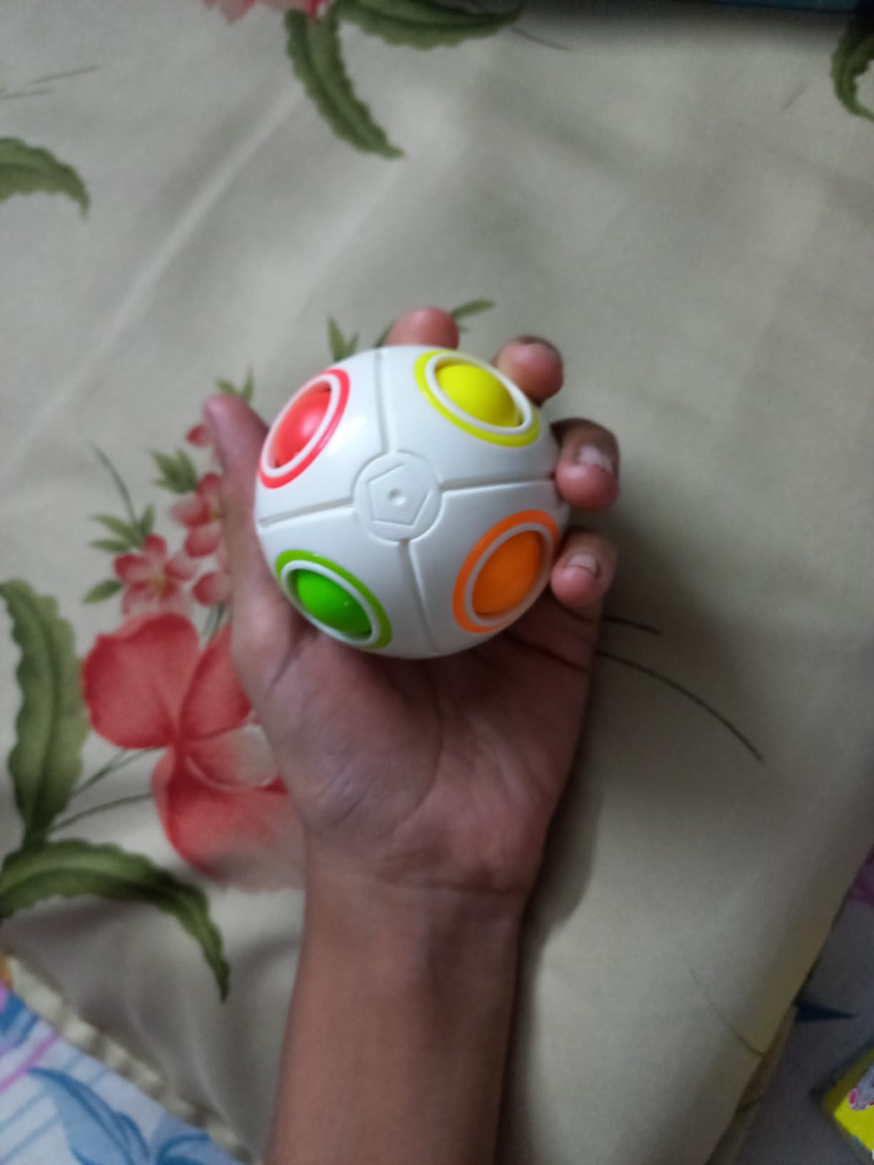 KITMEER Magic Rainbow Ball Goti Fidget Brainteaser Toy Puzzle Cube for ...