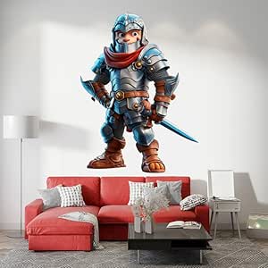 Amazon.com: Knight Wall Vinyl Decals Stickers Peel and Stick - Fairy ...