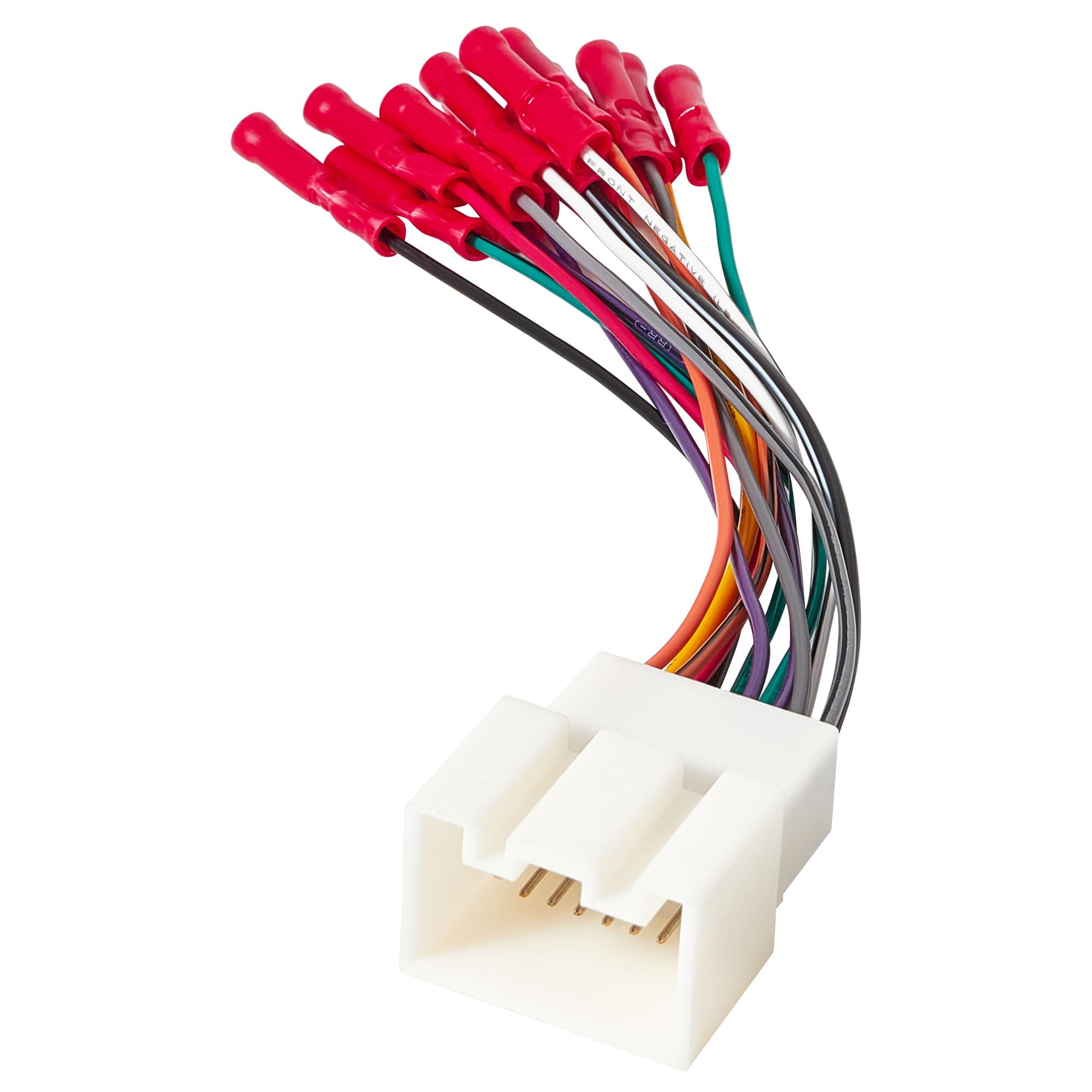 Amazon.com: RED WOLF Stereo Wiring Harness Pre-Installed Wire ...