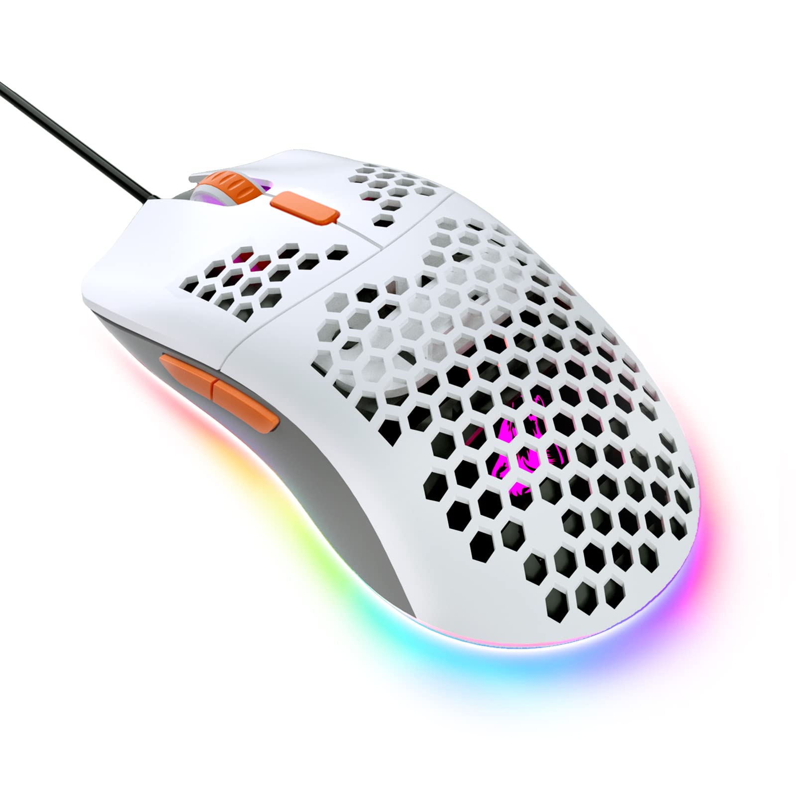 Amazon.com: MAGIC-REFINER Wired Lightweight Gaming Mouse, 69g ...