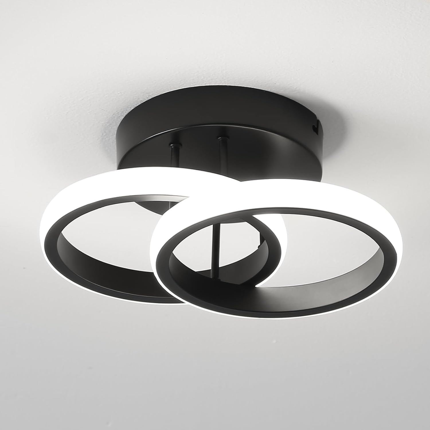 CANEOE Black Modern LED Ceiling Light Cold Light 3000K LED Hallway ...