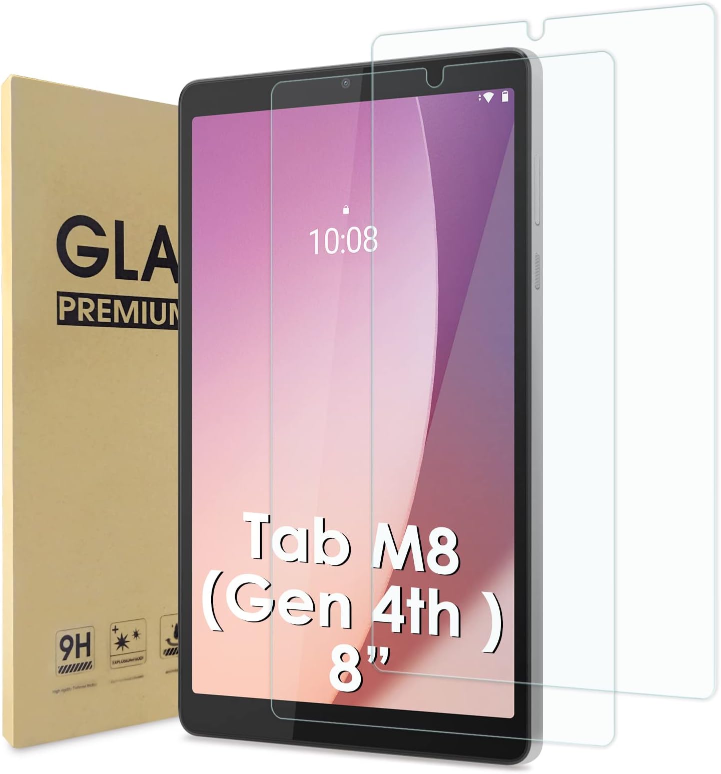 [2 Pack] T Tersely Screen Protector for Lenovo Tab M8 Gen 4/3 (2024/ ...