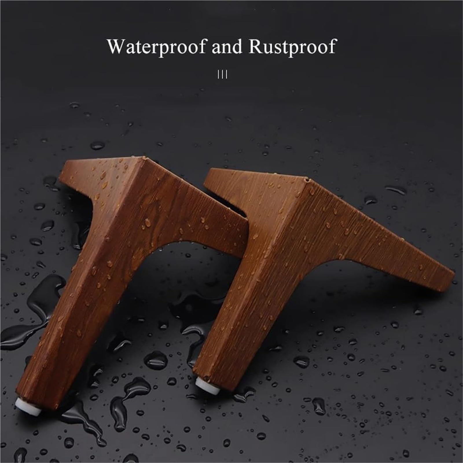 Snapklik.com : Enttgo Table Leg Triangular Furniture Legs Set Of 4 ...