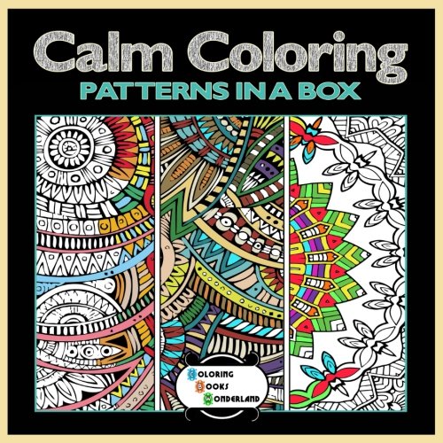 Calm Coloring Patterns In A Box: Mixed Overlay Patterns Adult Coloring ...