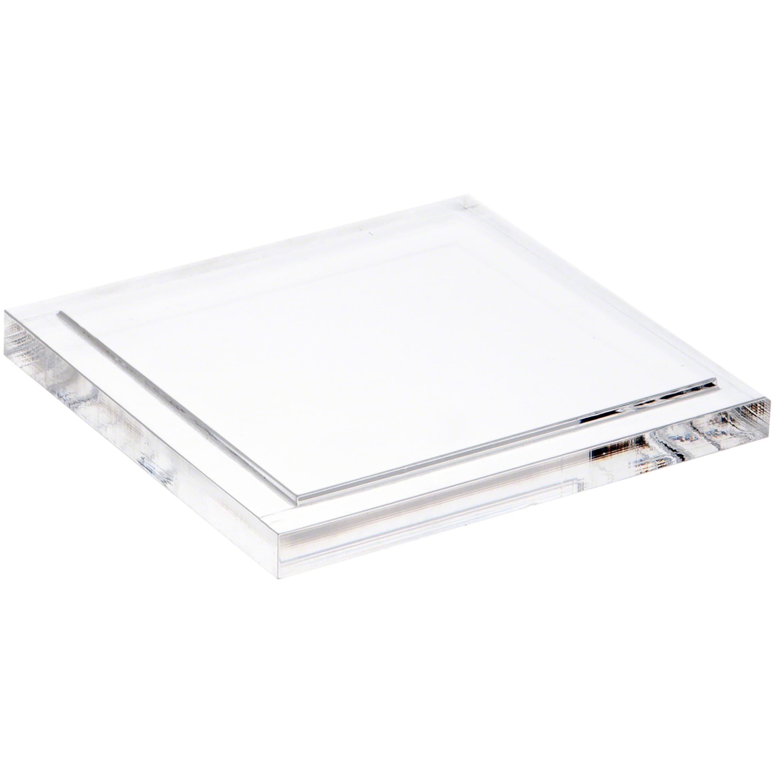 Amazon.com: Plymor Clear Acrylic Square Display Base, 4.625" W x 4.625 ...