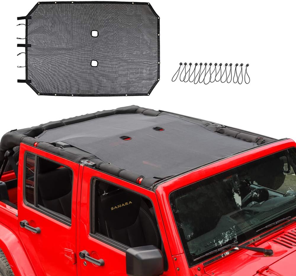 Amazon.com: Alien Sunshade Jeep Wrangler TJ Sun Shade (1996-2006) & YJ ...
