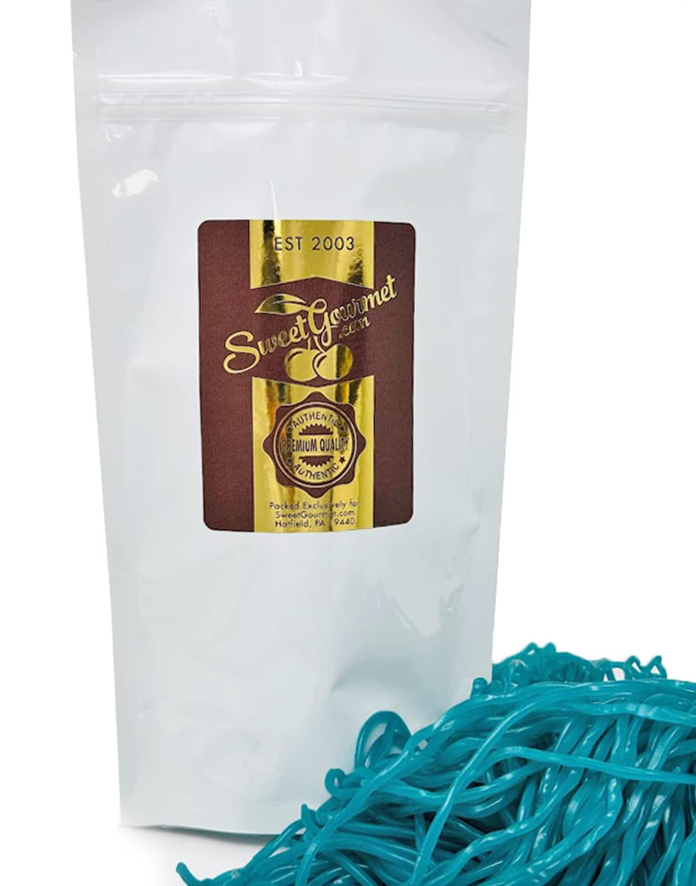 Amazon.com : SweetGourmet Dutch Blue Raspberry Licorice Laces Bulk ...