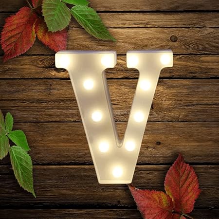 Amazon.com: Pooqla LED Marquee Letter Lights Sign, Light Up Alphabet ...