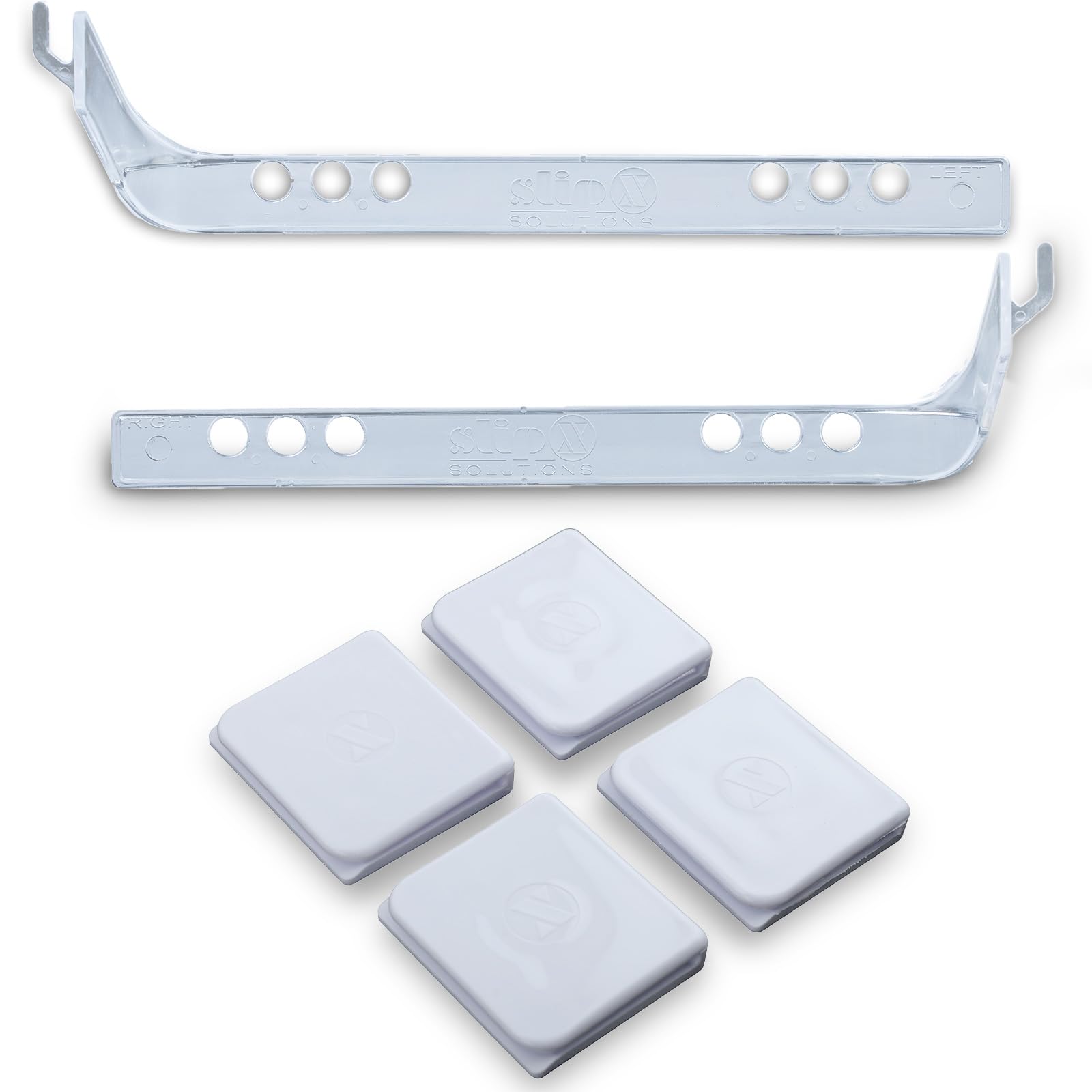 Amazon.com: SlipX Solutions No Mess Splash Guards and White Shower ...