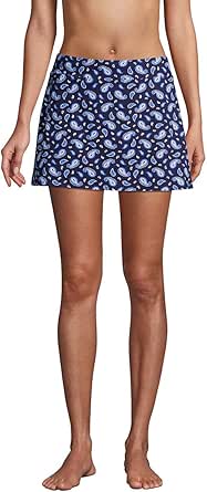 Amazon Lands End Womens Chlorine Resistant Swim Skirt Swim