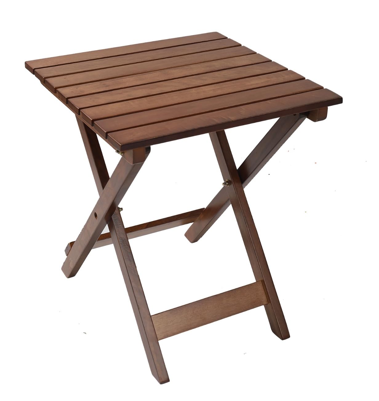 Amazon.com: Hngilkoo Small Patio Wood Table Outdoor End Square Table ...