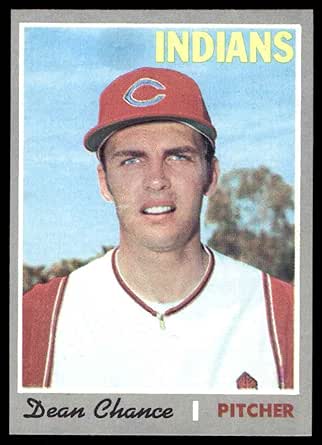 Amazon.com: 1970 Topps # 625 Dean Chance Cleveland Indians (Baseball ...