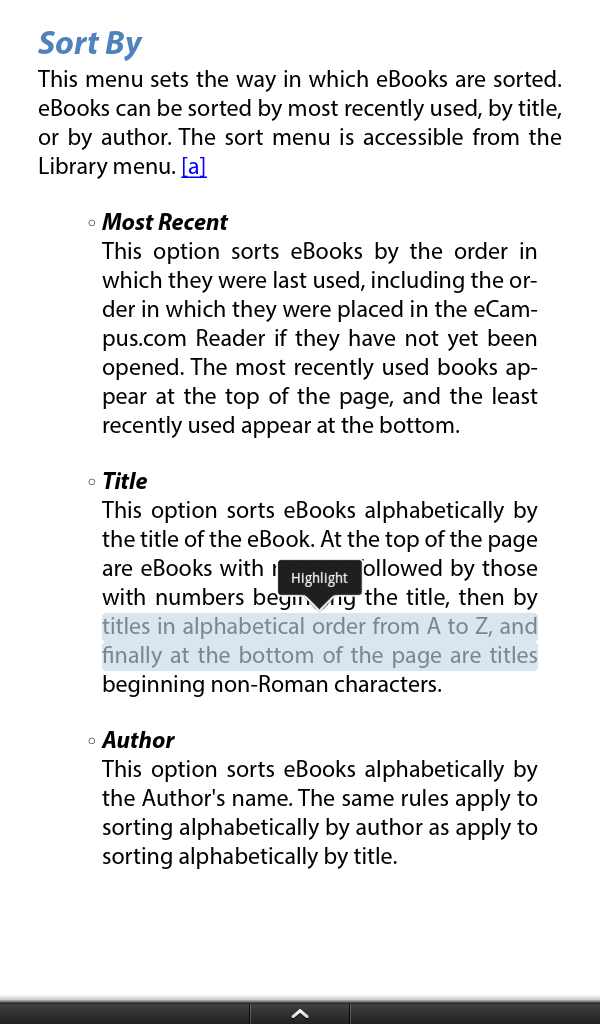 eCampus.com Reader - App on Amazon Appstore