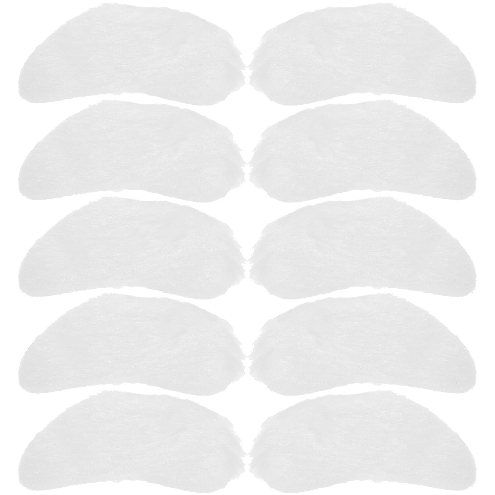 Amazon.com: LOGOFUN 8 pairs of White Eyebrows Santa Claus Eyebrows ...