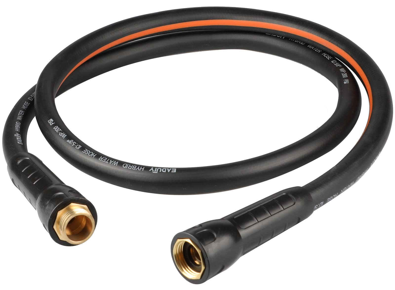 Snapklik.com : EADUTY Hybrid Lead In Garden Hose 5/8 IN X 6 FT, Heavy ...