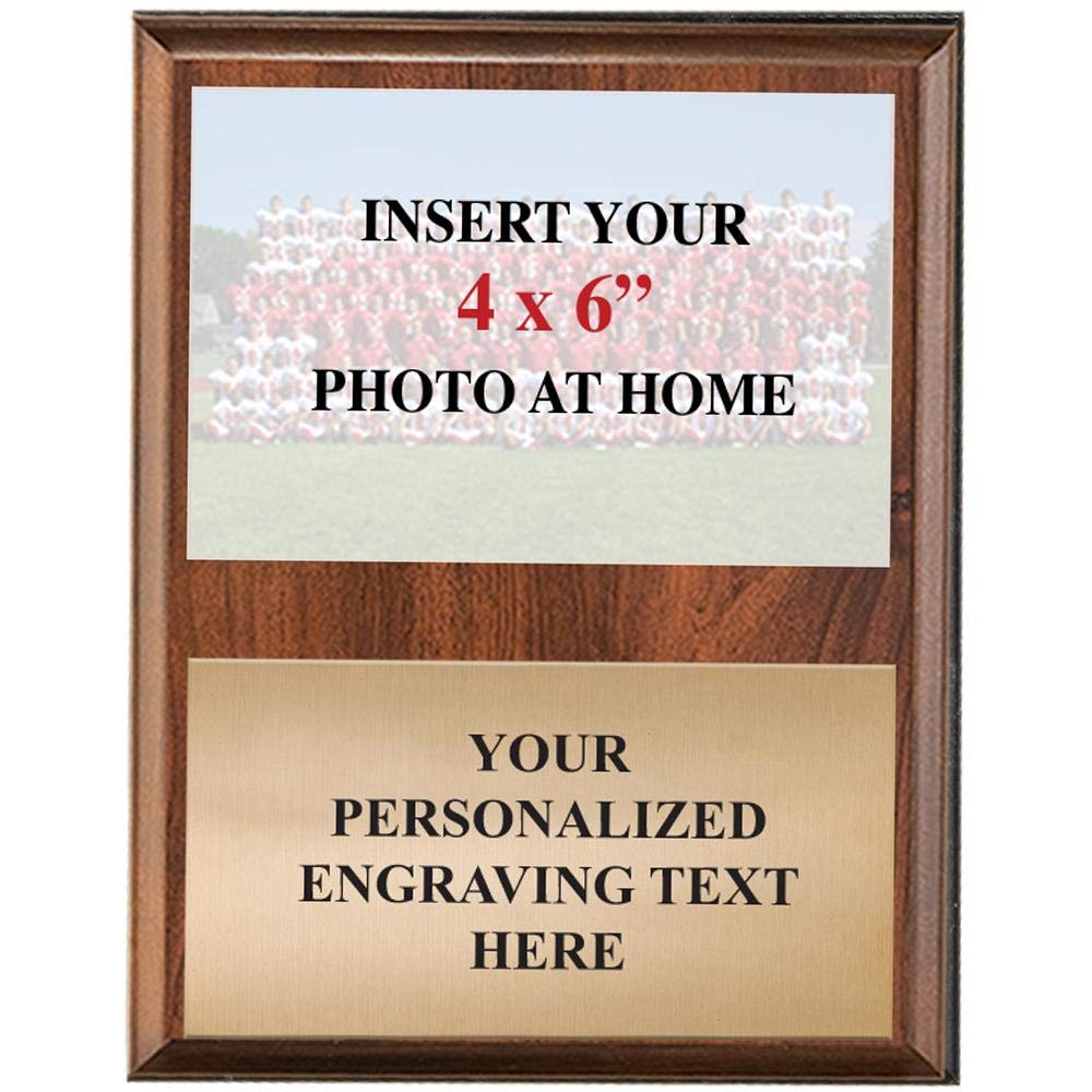 Amazon.com: 8 x 10 Vertical Photo Plaque - Custom Team Picture Plaque ...