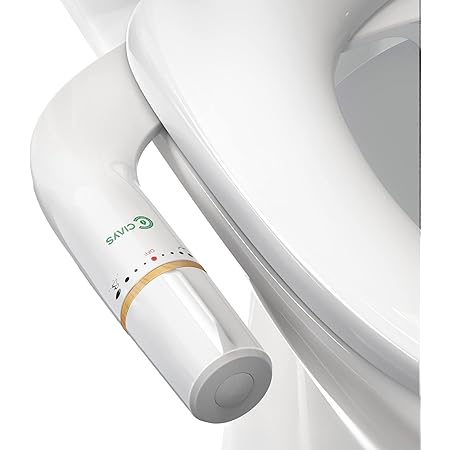 CLEAR REAR Bidet Attachment for Toilet Seat with Dual Retractable ...