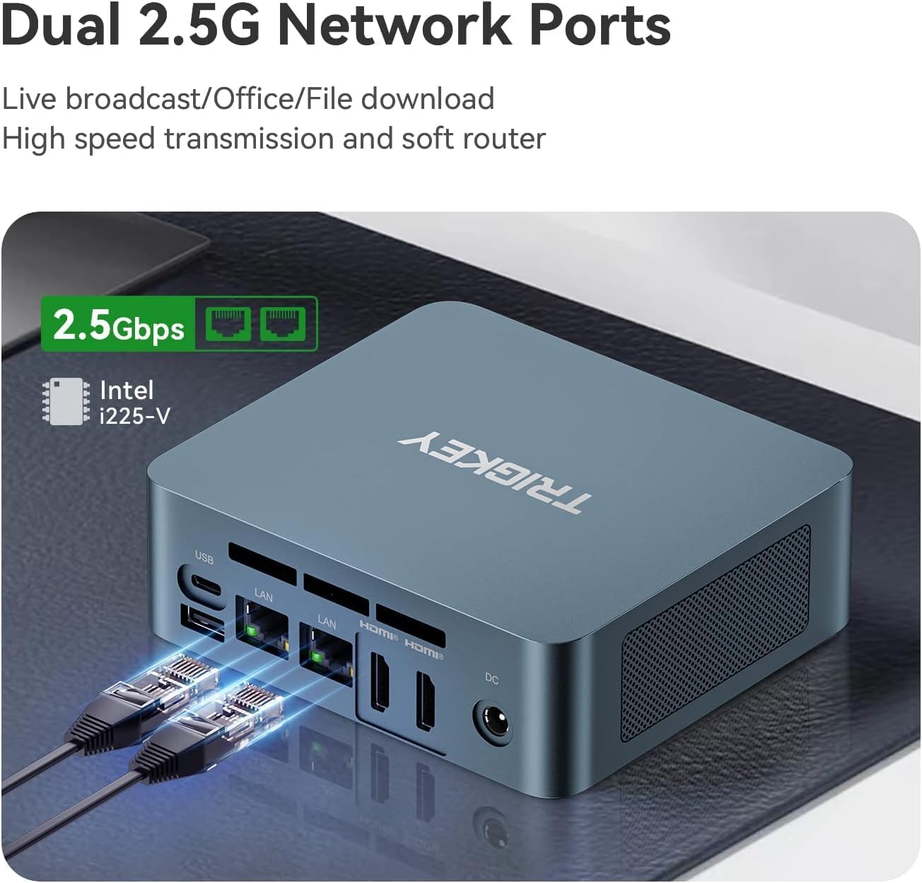 TRIGKEY G5 Mini PC User Manual - Intel N100, 16GB DDR5, 500GB SSD