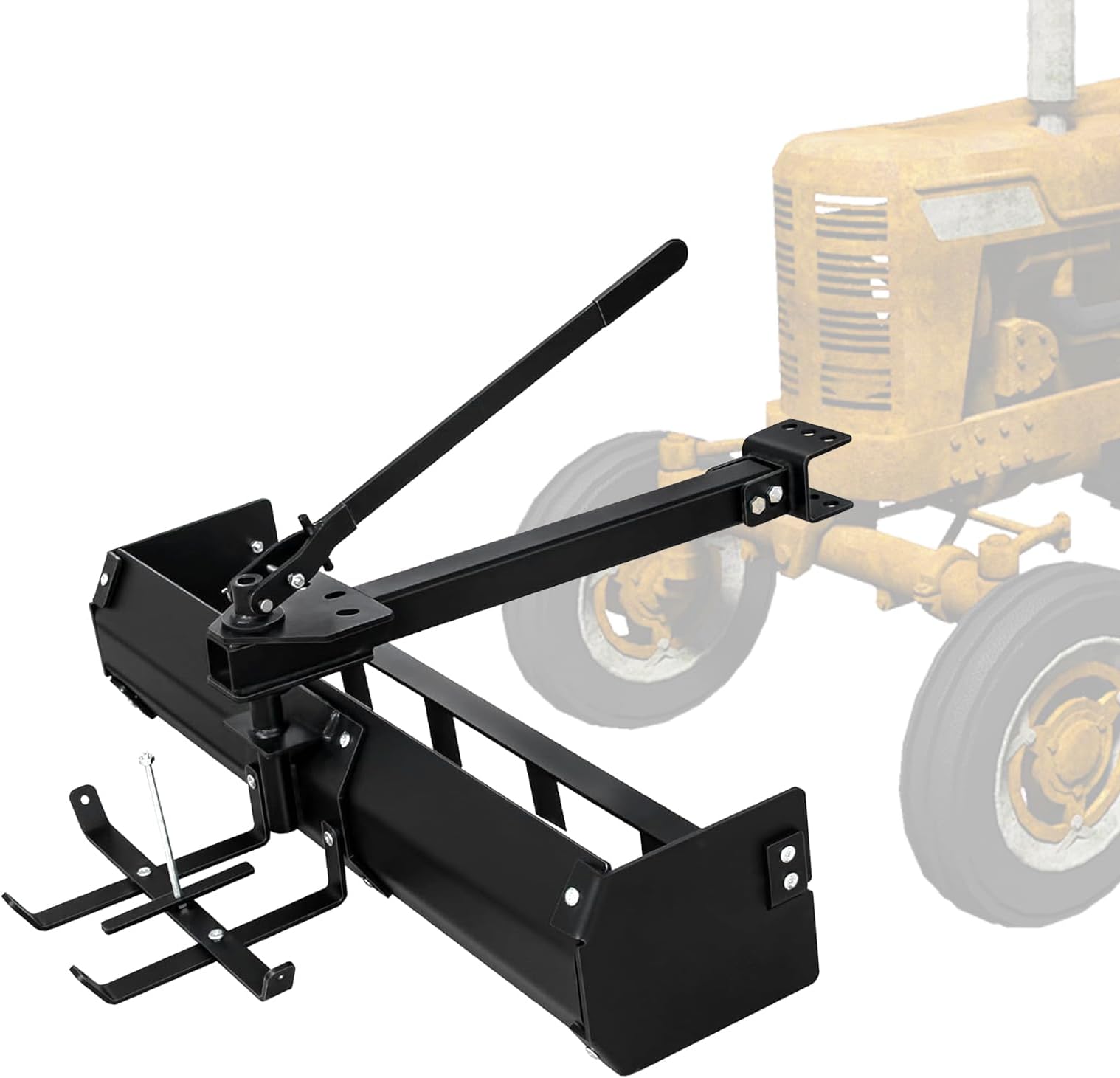 Amazon.com: 38 Inch Tow Behind Box Scraper, Lawn Tractor Attachments ...