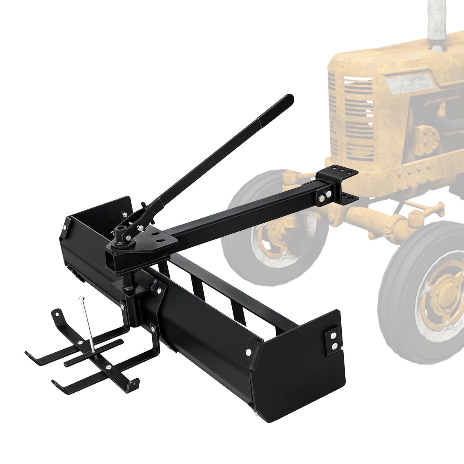 Amazon.com: 38 Inch Tow Behind Box Scraper, Lawn Tractor Attachments ...
