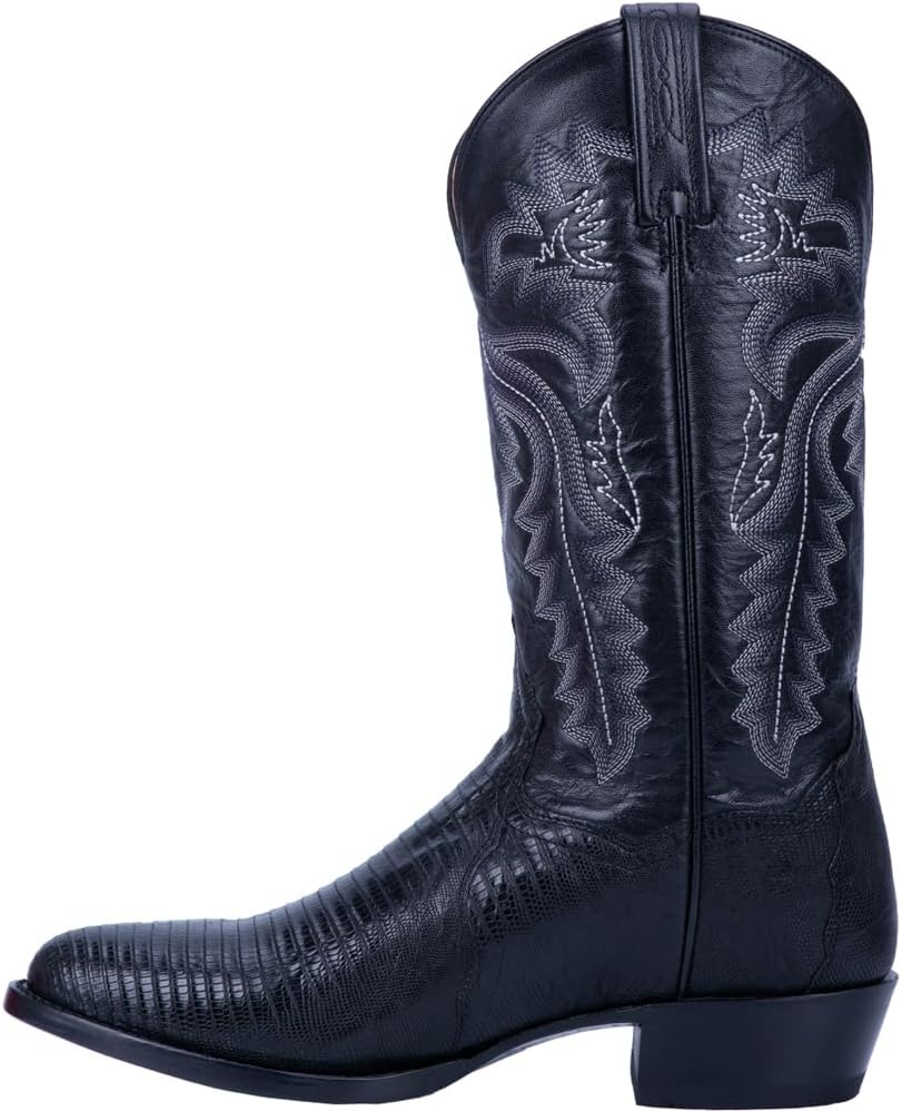 Amazon.com | Dan Post Mens Winston Lizard Round Toe Dress Boots Mid ...