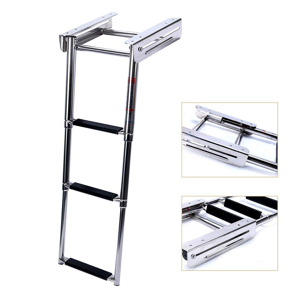 Boat Ladder Pool Ladders 3 Steps Boat Ladder With Slide | Desertcart ...