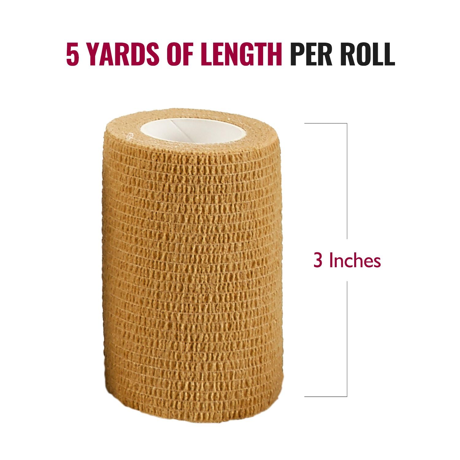 Snapklik.com : Self Adherent Wrap - Bulk Pack Of 12, Athletic Tape ...