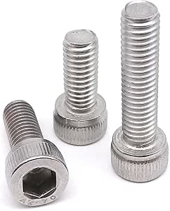 Amazon.com: M3 M4 M5 M6 M8 M10 M12 M14 M16 Left Hand Reverse Rotate Thread Stainless Steel Black ...