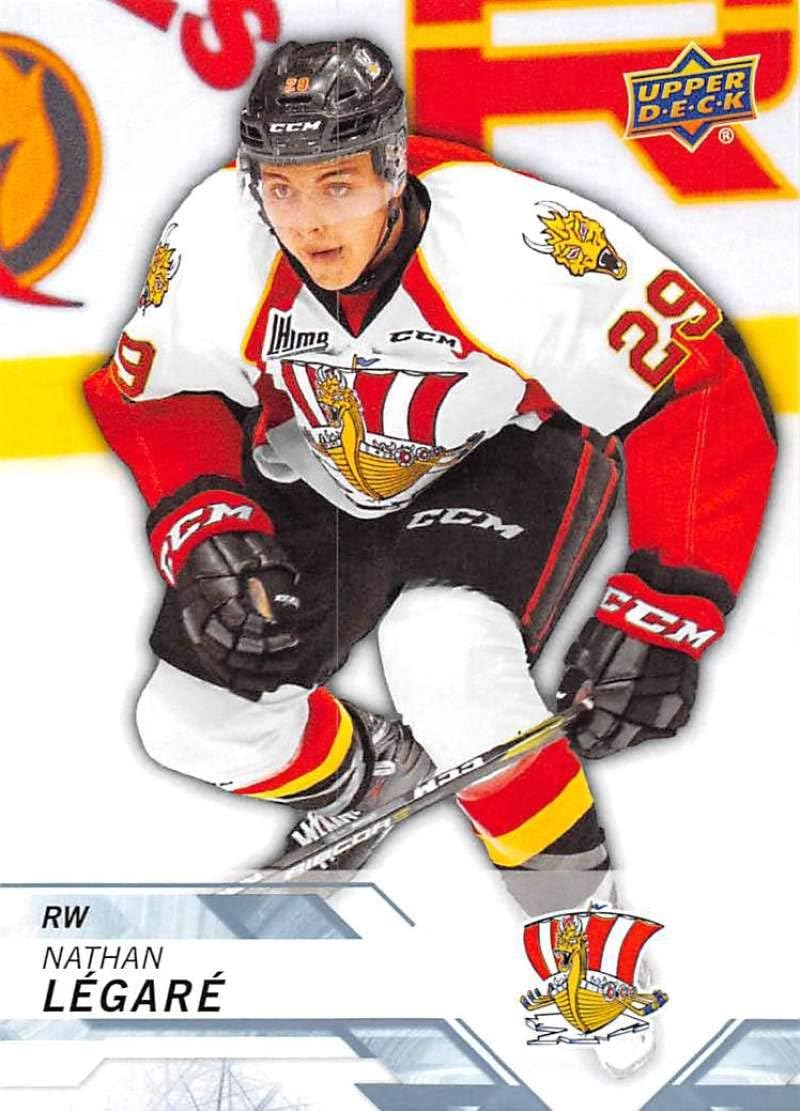 Amazon.com: 2018-19 Upper Deck CHL Hockey #285 Nathan Legare Baie ...