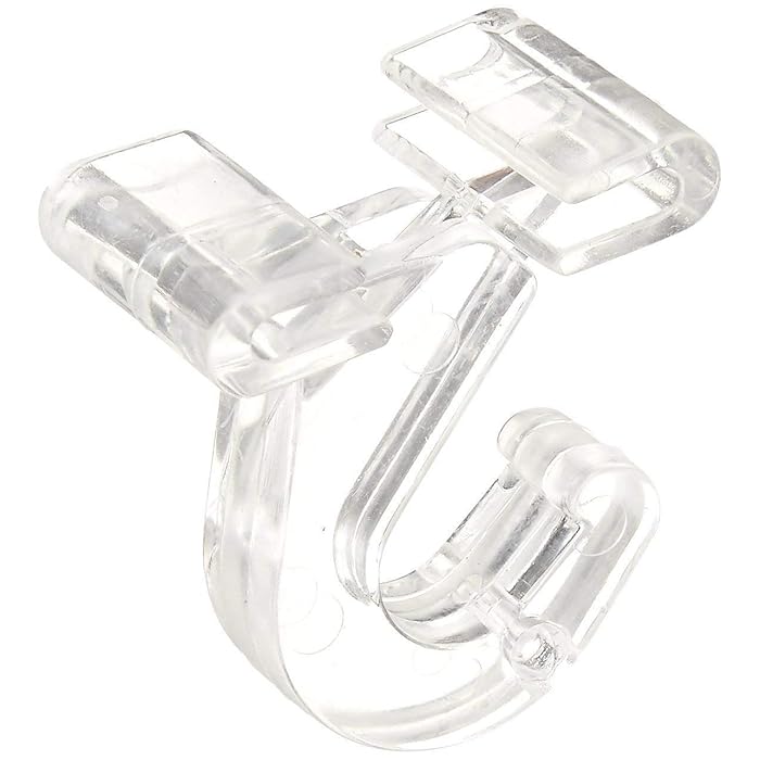 Buy SharpTank Clear Hinged Ceiling Hooks | T-Bar Track Clips for ...
