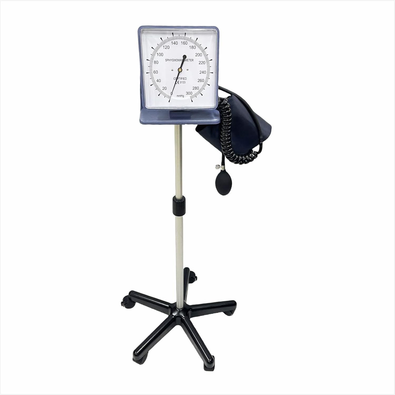 Amazon.com: Rolling Stand Type Aneroid Sphygmomanometer with Cuff ...