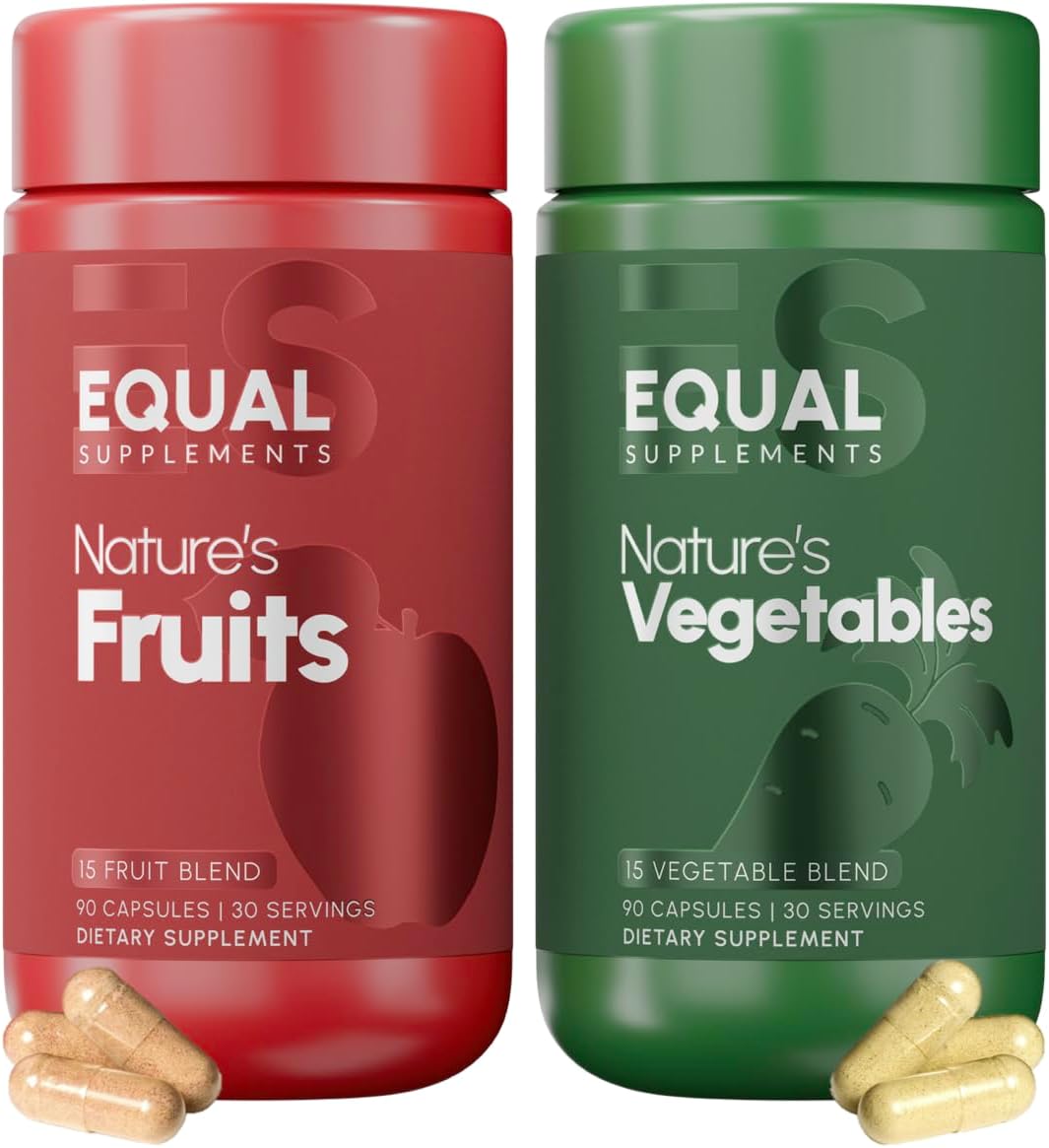 Amazon.com: Equal Supplements Fruits and Vegetables Supplements | Fruit and Veggies Supplement ...