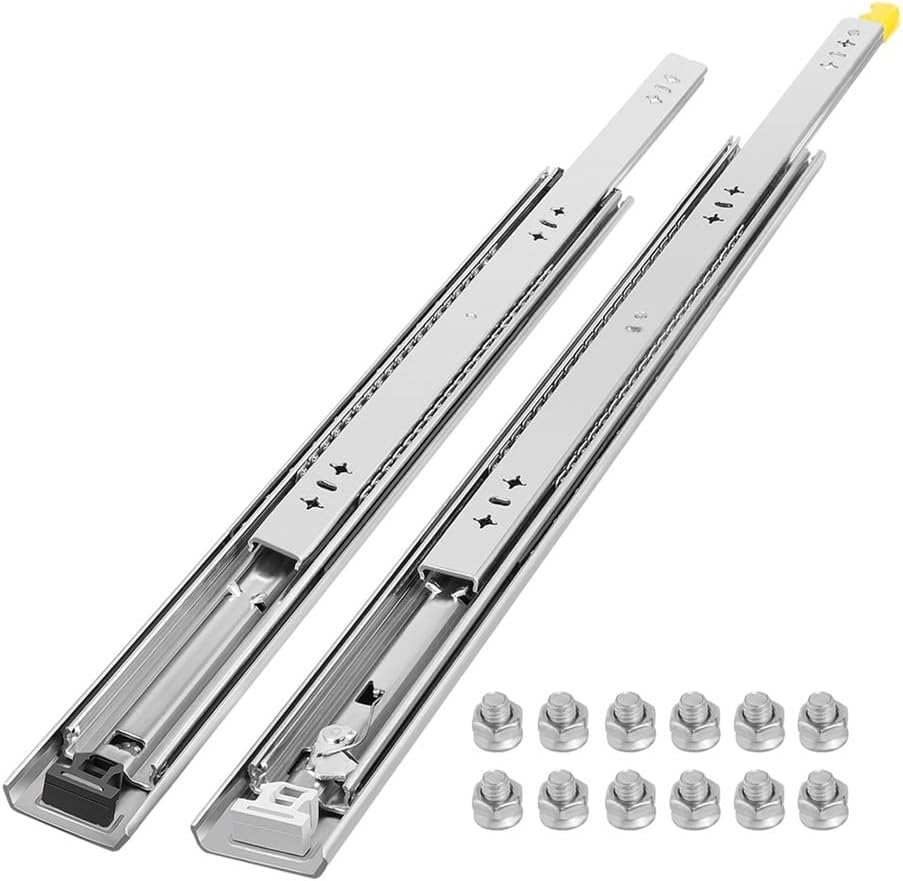 Amazon.com: KOSHSH 24" - 36" Stainless Steel Drawer Slides Slides Soft ...