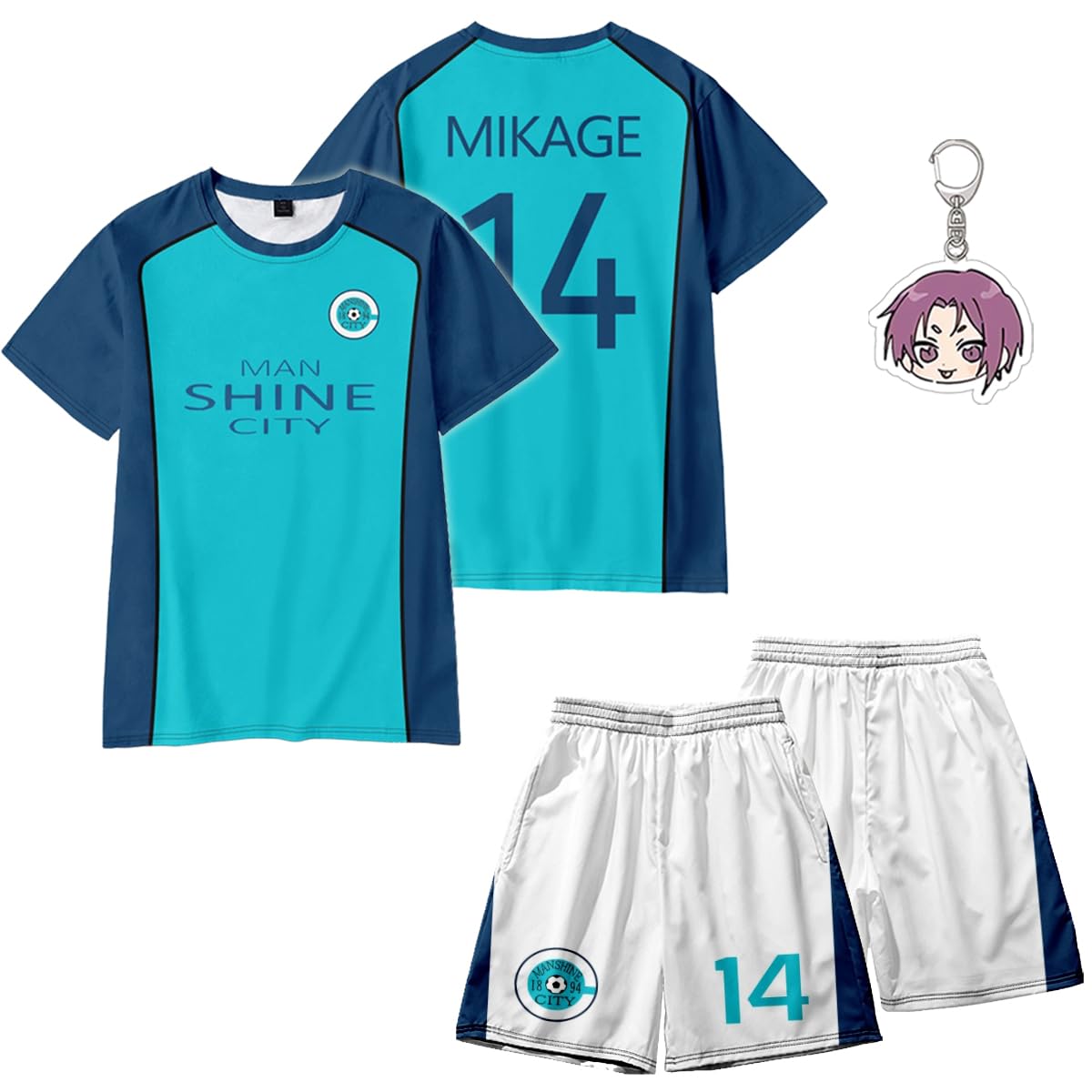 Blue Lock Jersey Pxg Fc Barcha Ubers Manshine City Nagi | Desertcart KSA