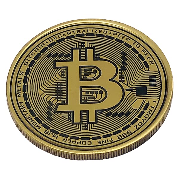Amazon.com: Bitcoin Coin, Bitcoin Necklace, Bitcoin Keychain, Crypto ...