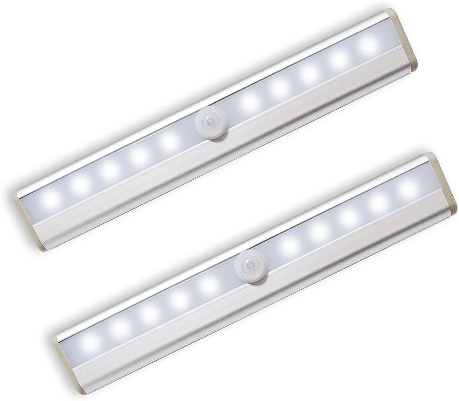 Holen Darrel Motion Sensor LED Lights Bar, 10 LED Battery Operated ...