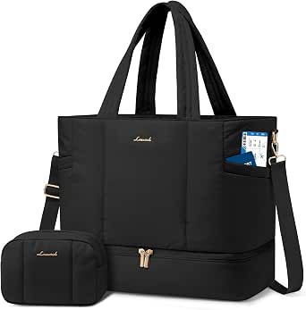 Amazon.com | LOVEVOOK Travel Duffle Bag, Puffer Weekender Bags for ...