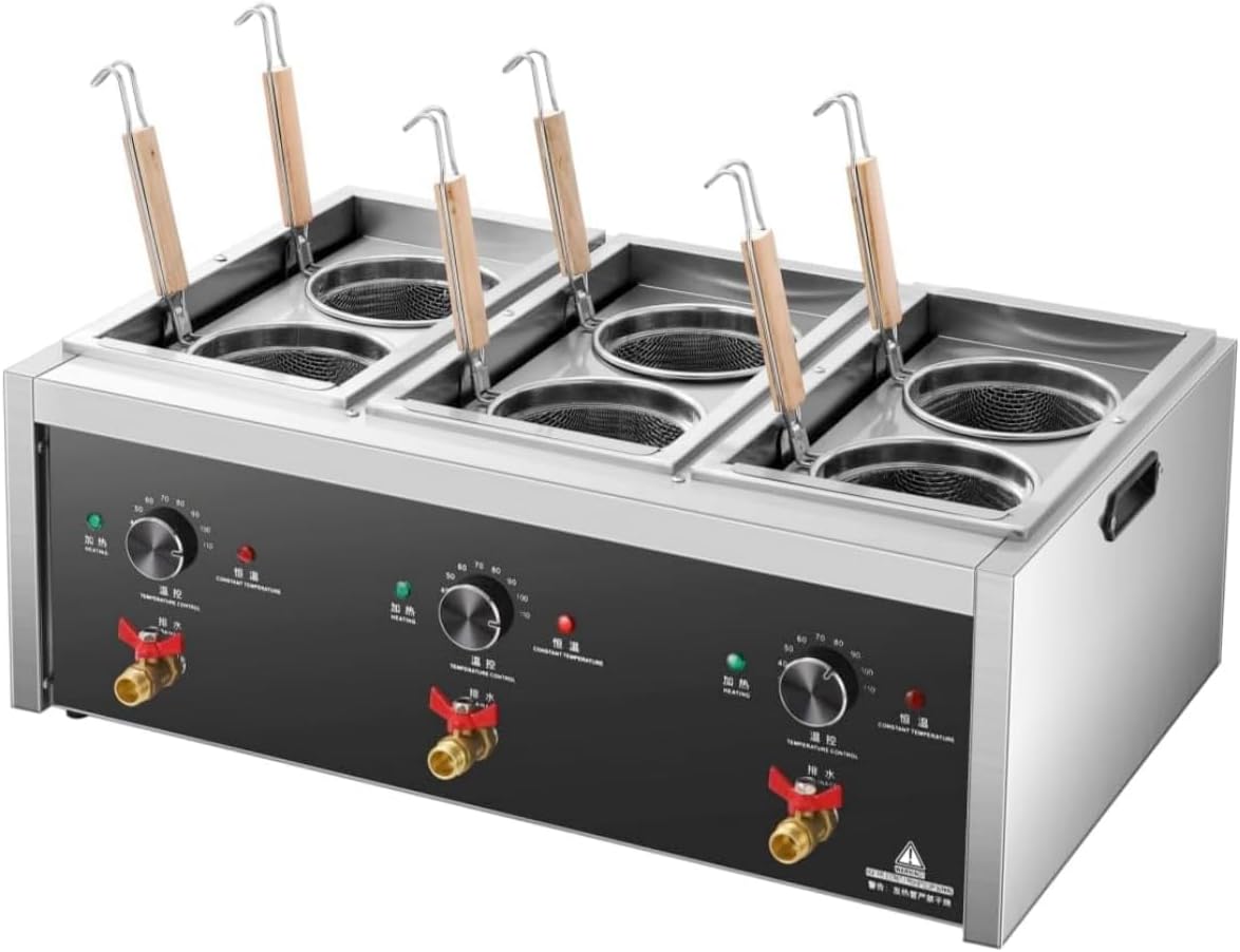 Amazon.com: Koalalko Commercial Pasta Cooker with Drain Valve 3 ...