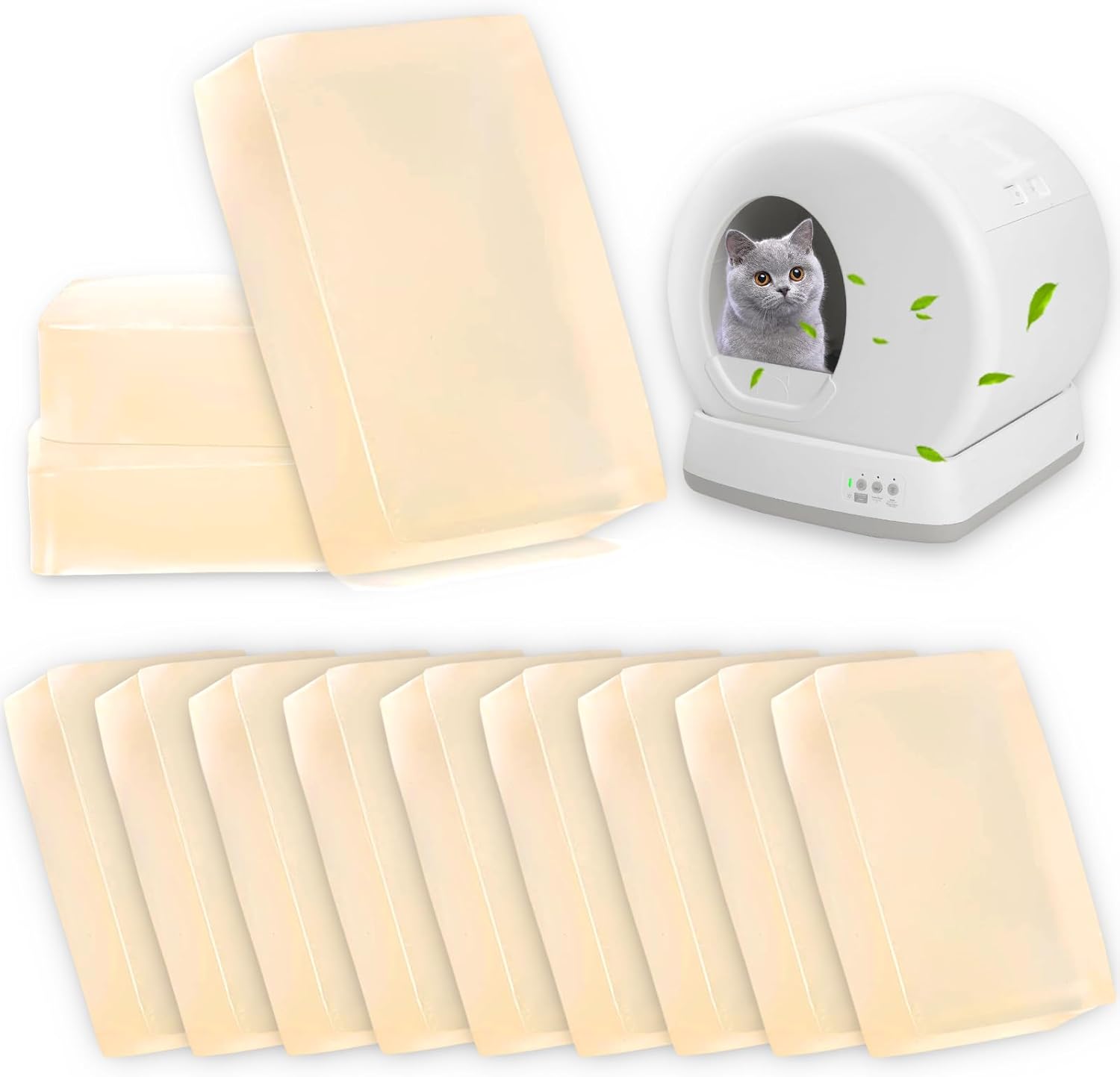 Amazon.com: 12 Packs Cat Litter Deodorizer Compatible with Meowant Self ...