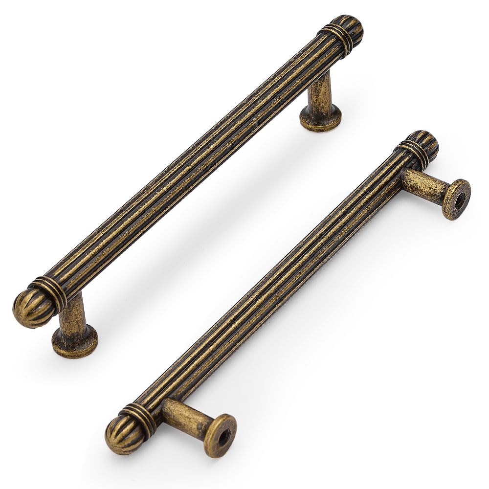 Snapklik.com : 6 Pack Kitchen Cabinet Handles,Vintage Cabinet Bar Pulls ...
