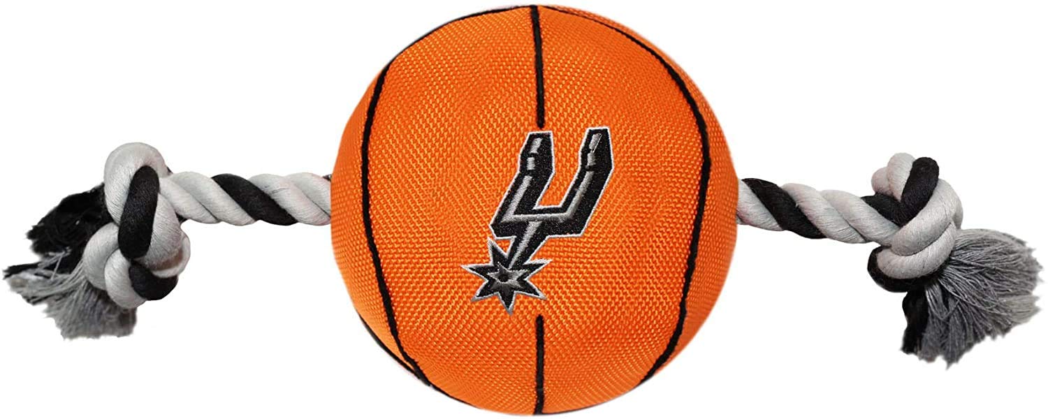Amazon.com: NBA SAN ANTONIO SPURS Basketball Toy. - Tough Nylon Pet Toy ...