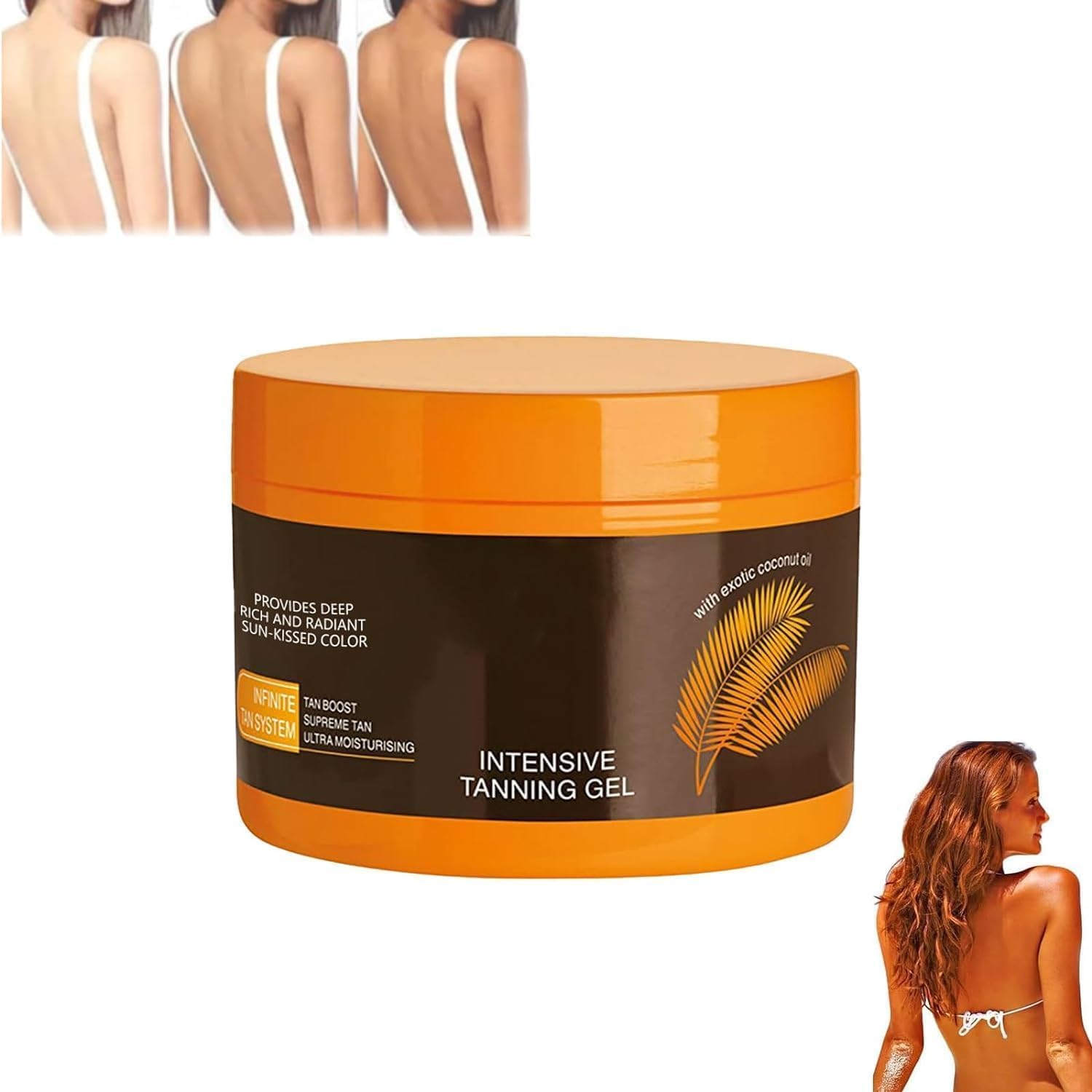 Luxury Intensive Tanning Gel, Natural Tanning Accelerator Cream Gel ...