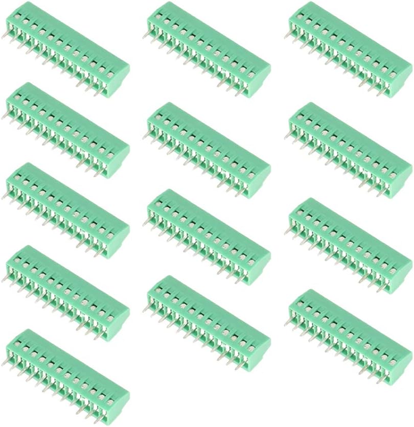 Amazon.com: Augiimor 30PCS G/KF128 4 Pin 2.54mm Pitch PCB Screw ...