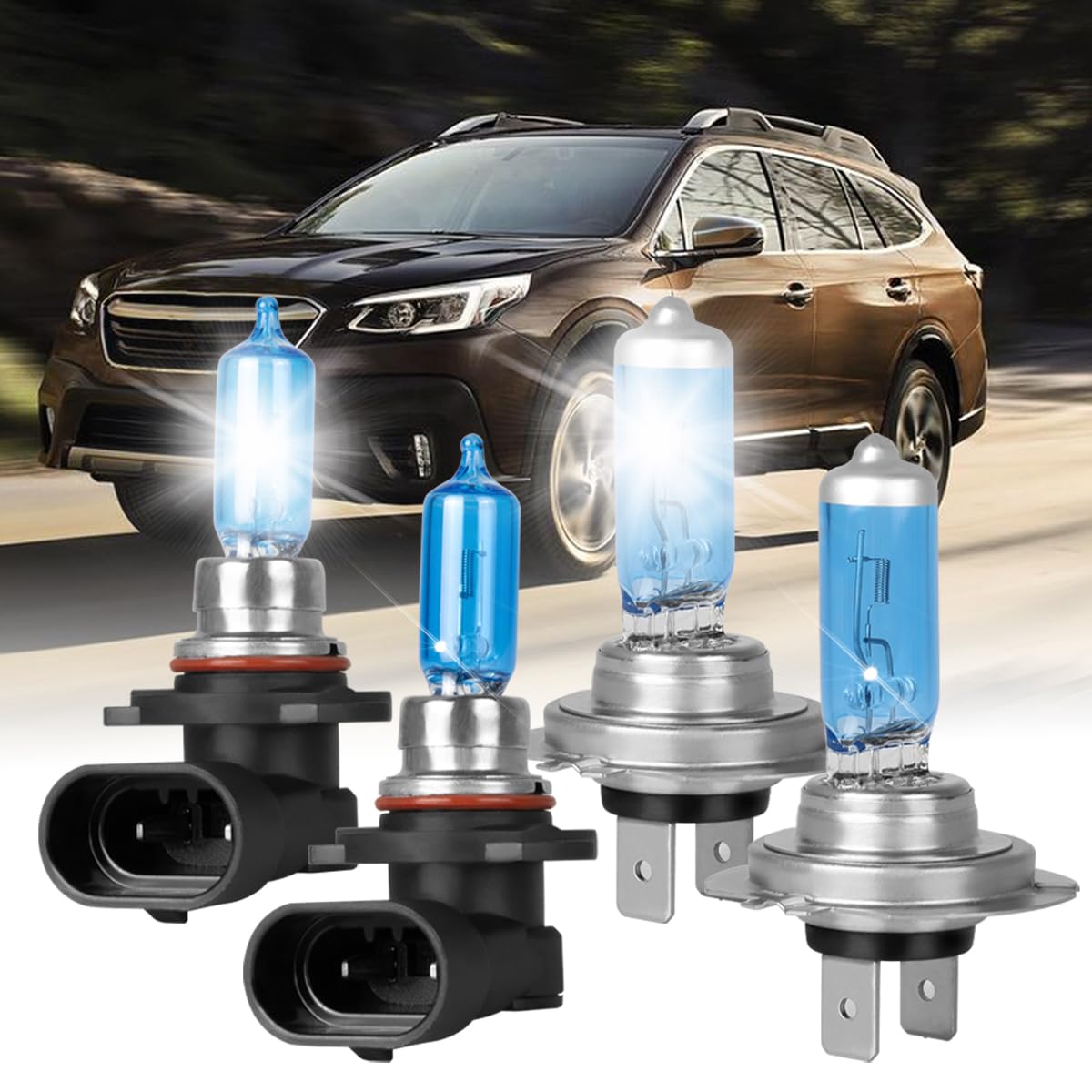 Amazon.com: RXTSQI FIT FOR 2005-2014 Subaru Legacy,9005 High Beam+H7 Low Beam,400% Bright 5100K ...